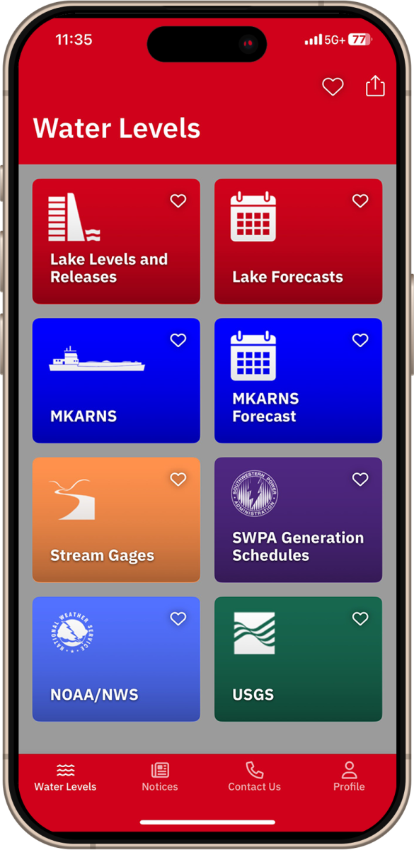 USACE Little Rock Water Level App Re-Released – Wayne County Journal Banner